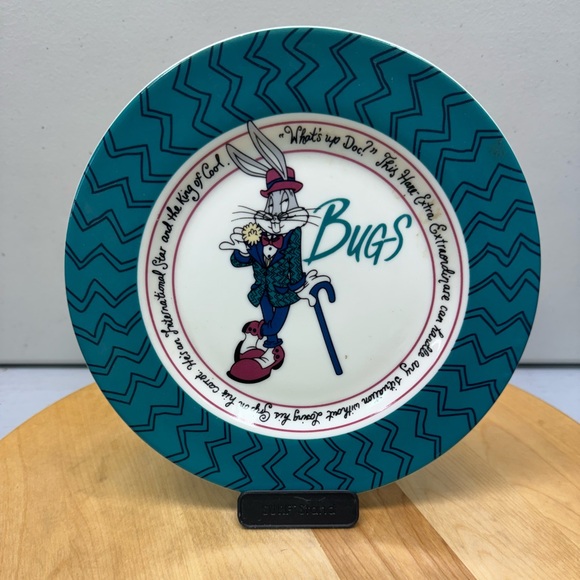 Warner Bros. | Kitchen | Vintage Bugs Bunny Collectable Plate 8 By ...